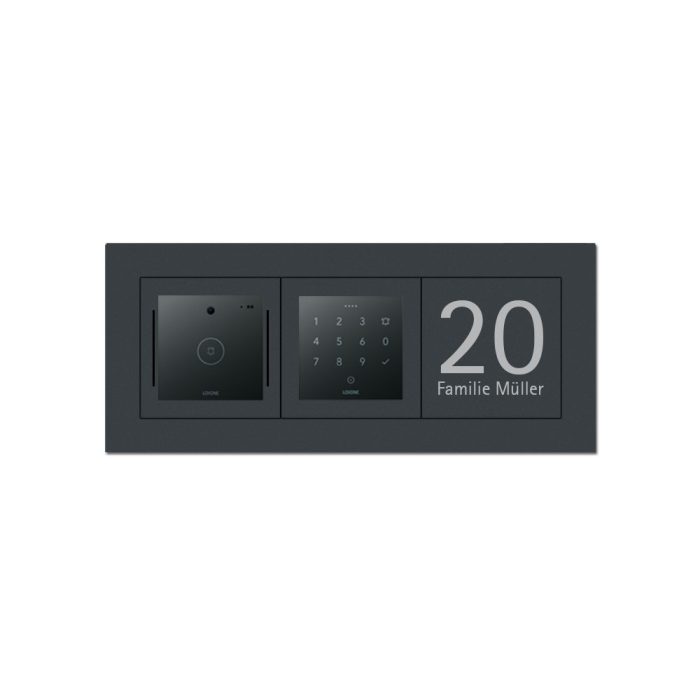 Flex Klingel Horizontal Loxone Individuell - Briefkasten und Türklingel ...